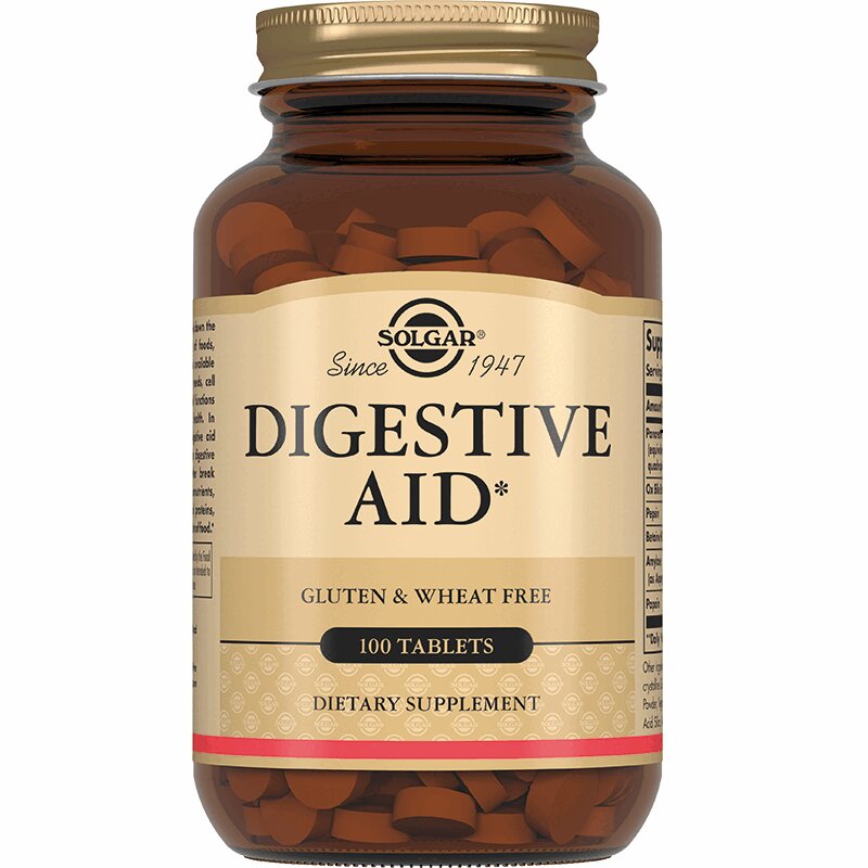 Solgar Digestive Aid Комплекс для пищеварения таблетки 100 шт цена в ...